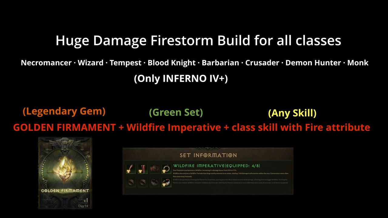 Diablo Immortal | Crusader Firestorm Build for All Classes 2024 ...