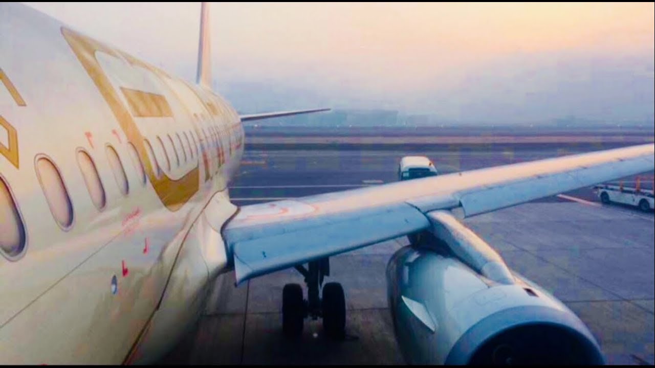 Etihad Airways-EY222-Karachi to Abu Dhabi-A320-Trip Report - YouTube