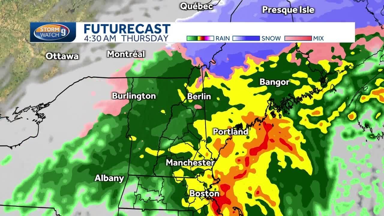 New Hampshire hourly weather: Heavy rain Wednesday into Thursday; more ...