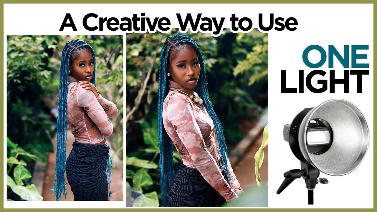 A CREATIVE WAY TO USE ONE LIGHT FOR PHOTOGRAPHY - SPEEDLITE - CANON EOS ...