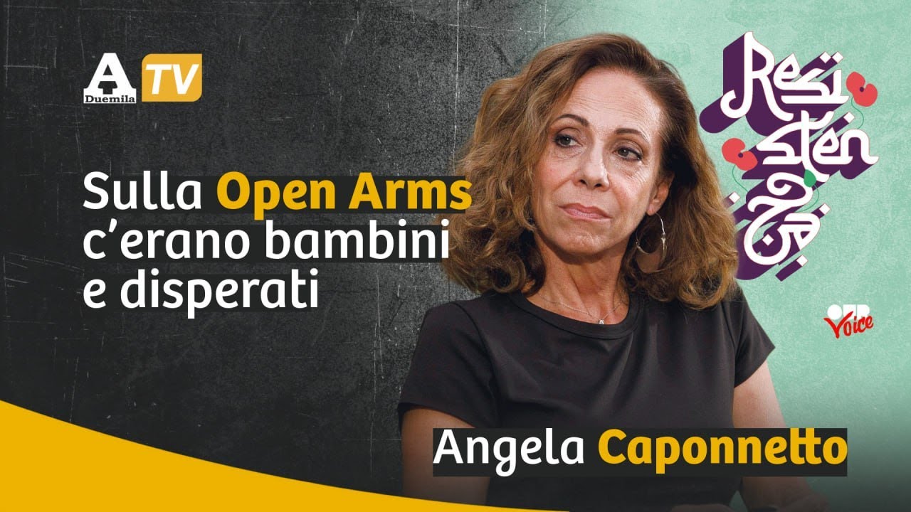 Angela Caponnetto: “Sulla Open Arms c’erano bambini e disperati” - YouTube