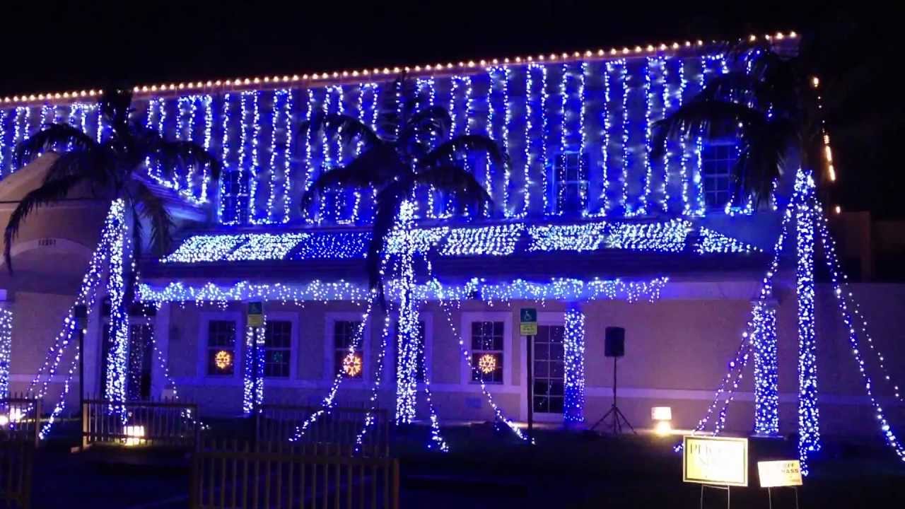 Christmas Lights at the Oasis Church - YouTube