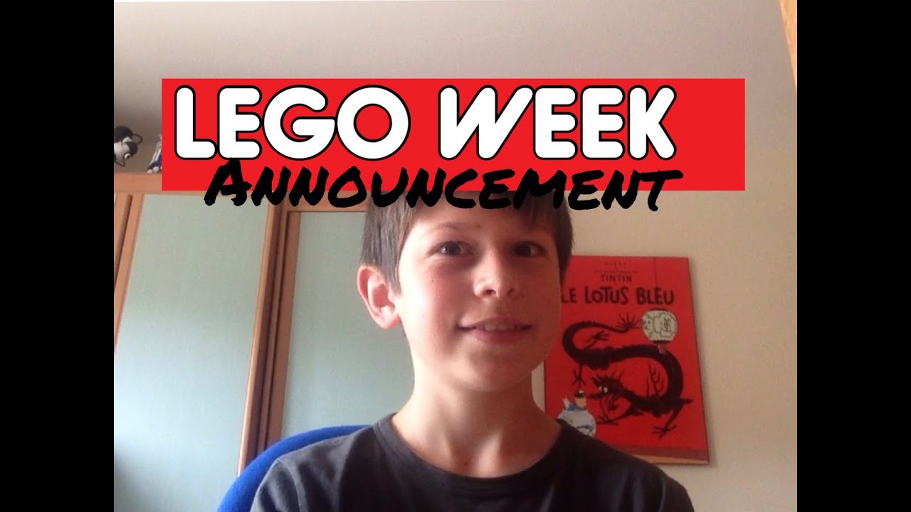 LEGO WEEK Announcement - YouTube