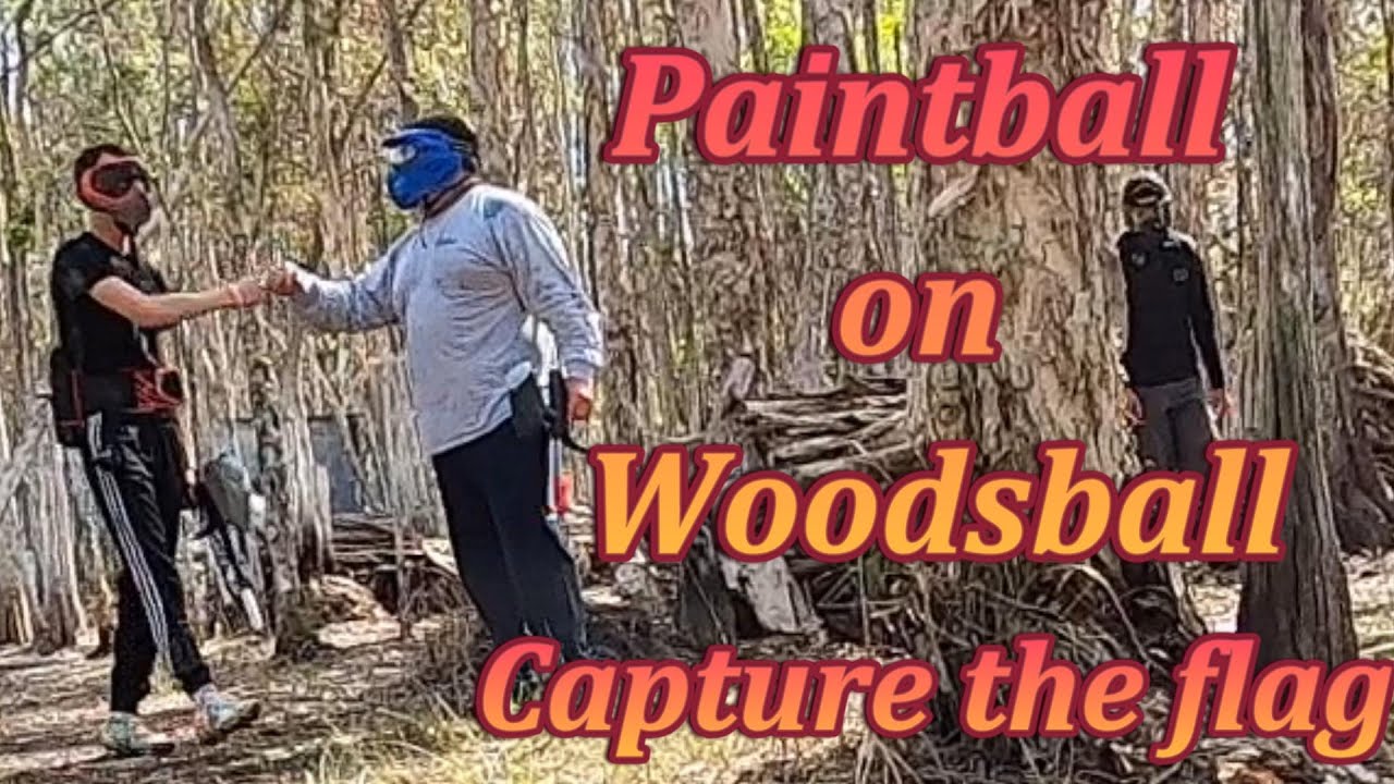 Paintball on Woodsball (Capture the flag) - YouTube