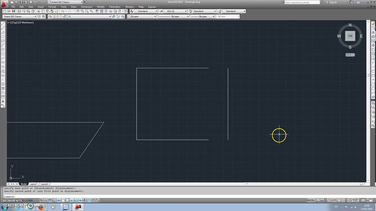 Belajar Autocad Dasar untuk pemula - YouTube