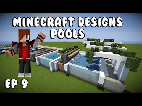 Minecraft Designs: Pools Ep 9 - YouTube