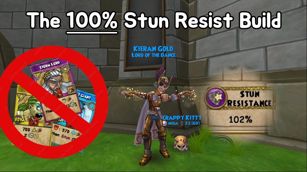 I made a STUN immunity build in Wizard101 - YouTube