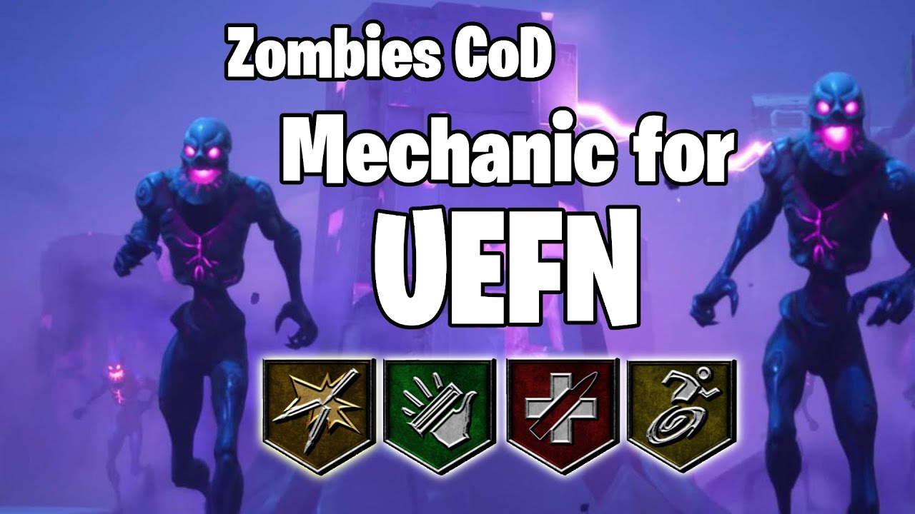 Zombies Cod Mechanic Showcase Gameplay #uefn #cod #perks # ...