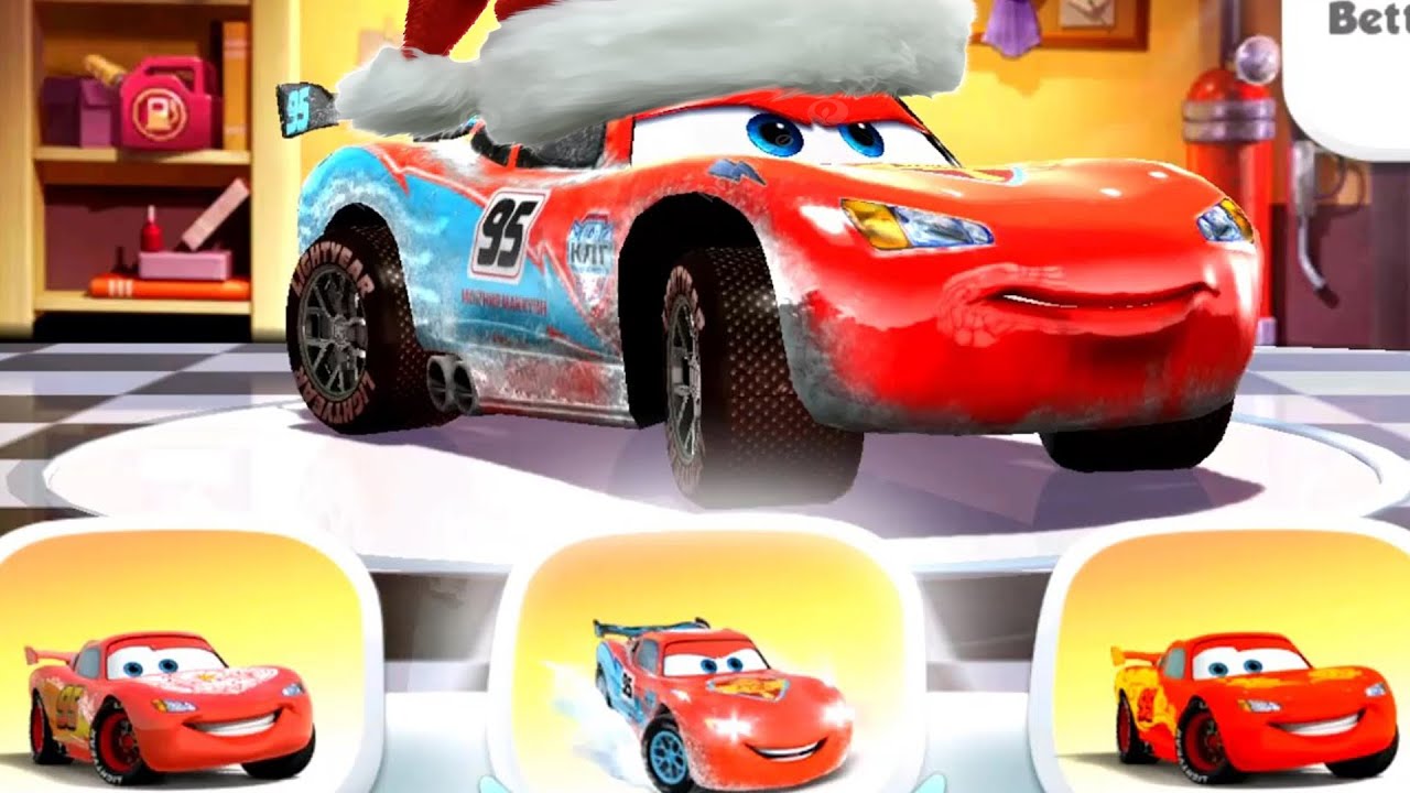 Cars 2: Fast as Lightning - Ice racer McQueen - YouTube