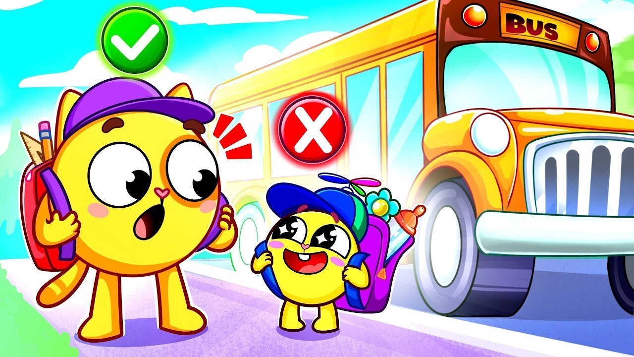 Baby Wants To Go To School 🎒 Let's Learn and Glow | Educational Songs ...