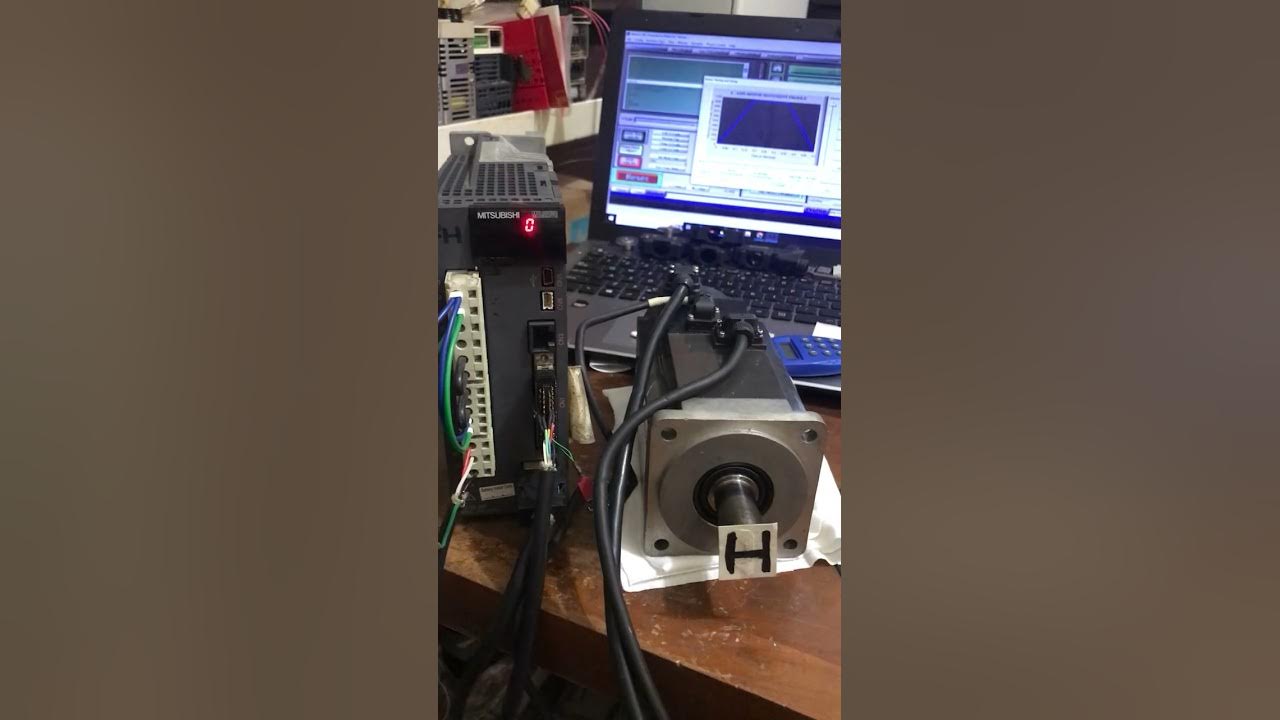 Mitsubishi Mr J3 70a Wiring & Setup With Mach3 - YouTube