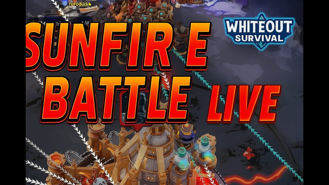 🔥 Sunfire Castle Battle LIVE | Whiteout Survival Epic War Gameplay #wos ...