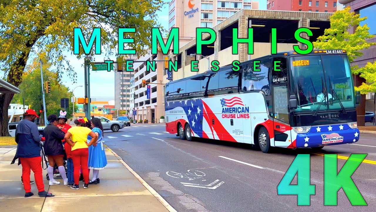 Memphis Waterfront Walk after a Heavy Rain, Tennessee USA 4K - UHD ...