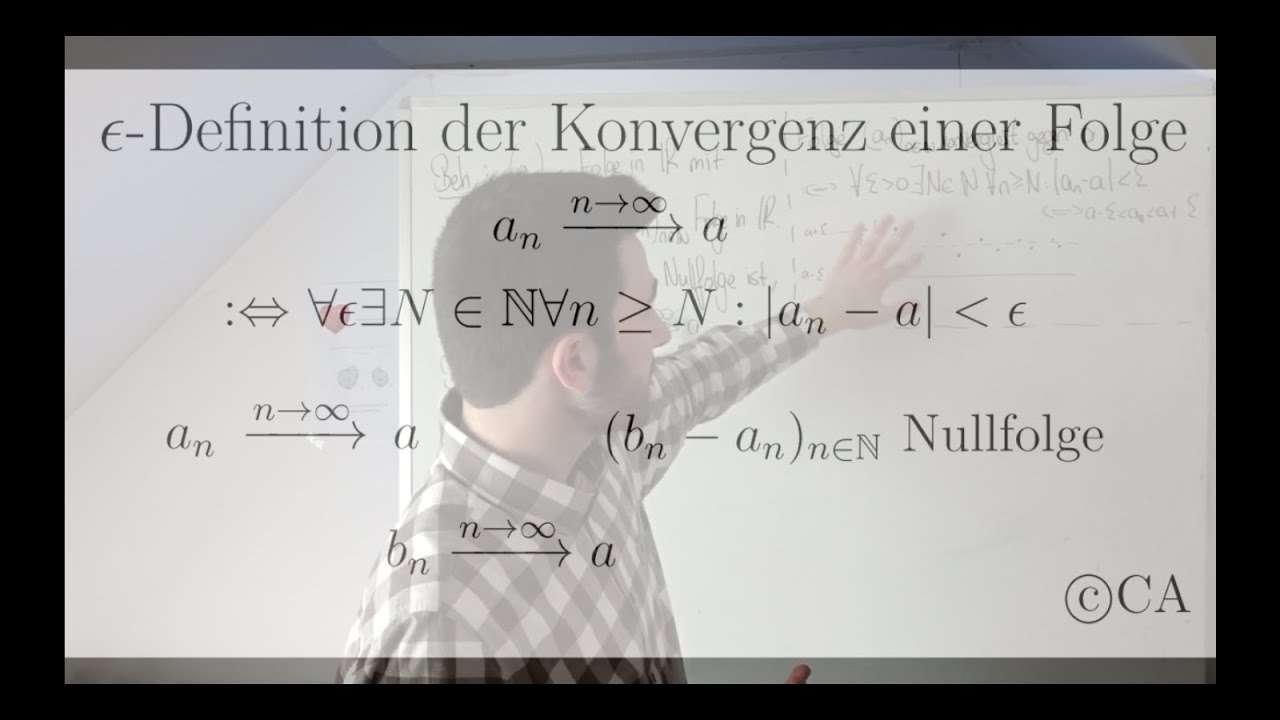 Epsilon Konvergenz Folge - Erklärung Aufgabe Beweis (Analysis) - YouTube