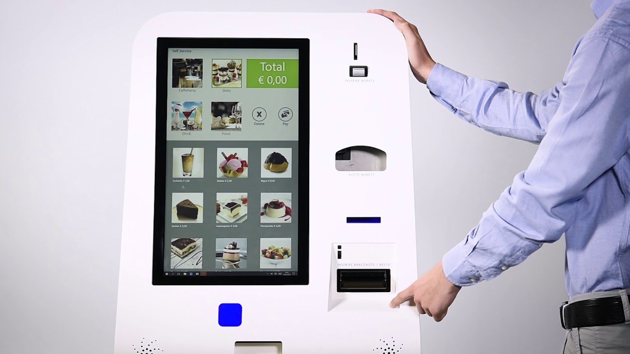 Cassa automatica Self Evolution: modello self con pagamento in contanti ...