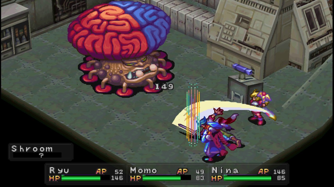 Breath of Fire 3 Shroom Momo Nina Defense Formation No Dragon Form ...