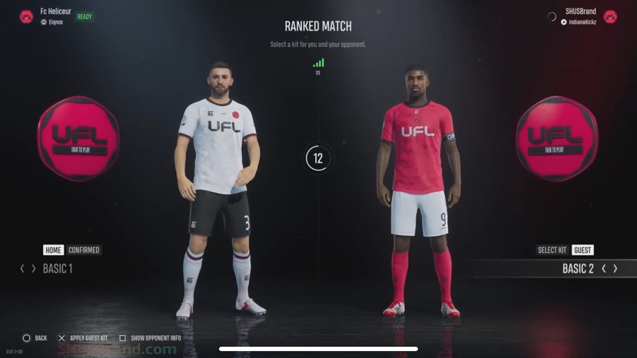 UFL football Ranked Match P4 - YouTube