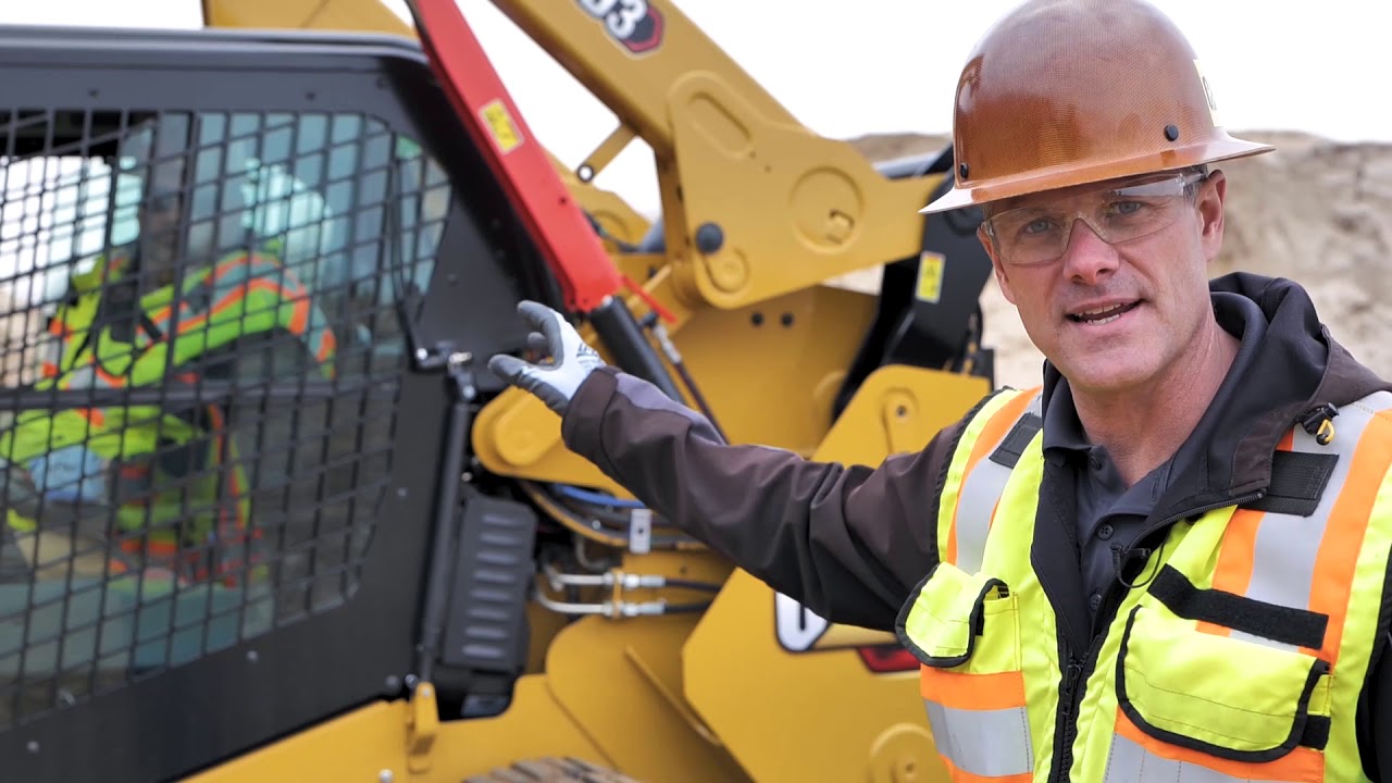 Loader Arm, Safety Lock Operation on Cat Skids and Track Loaders - YouTube