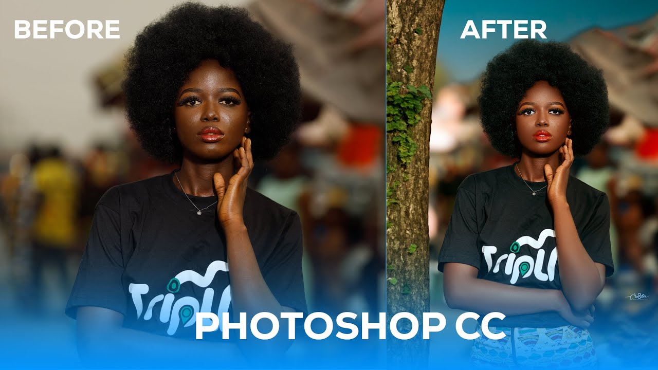 how to manipulate a simple image, retouch and color grade in photoshop ...