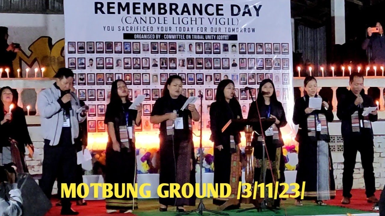 REMEMBRANCE DAY 6th MONTH || MOTBUNG GROUND || Candle light vigil egam ...