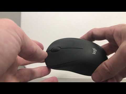 Mouse Logitech M310 - How to change battery - YouTube