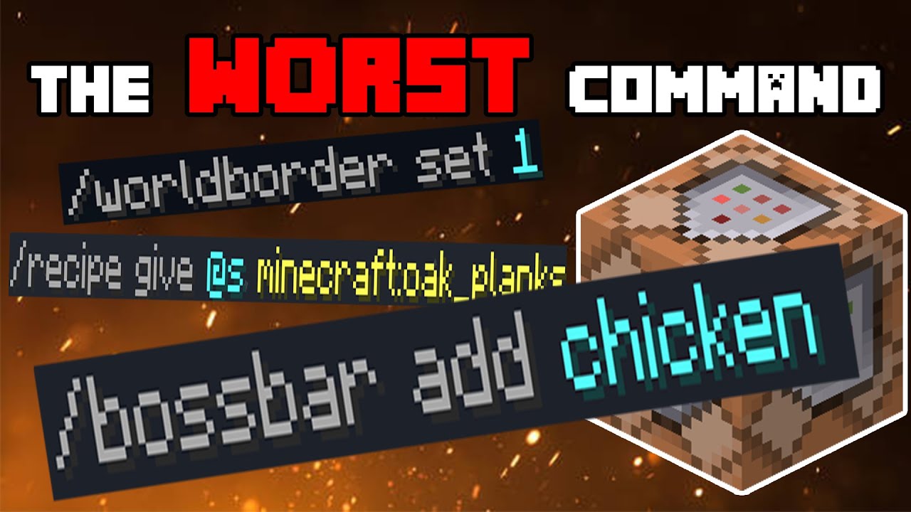 The WORST command in Minecraft - YouTube