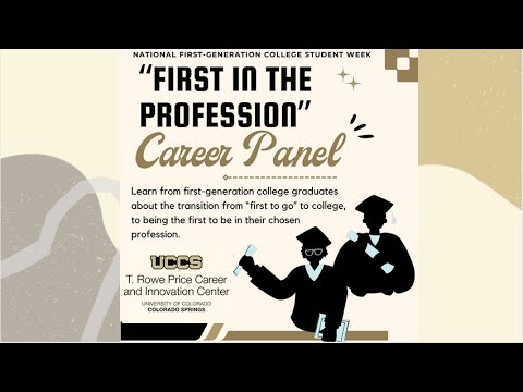 First Generational Professional Panel - YouTube