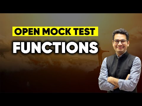 IIT JEE 2023: All India MathonGo Open Test 1 | Functions | Get your ...