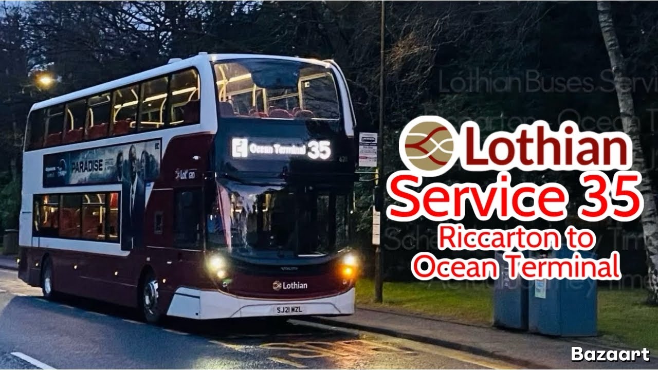 Lothian Buses Service 35 Riccarton to Ocean Terminal • E400MMC 625 ...