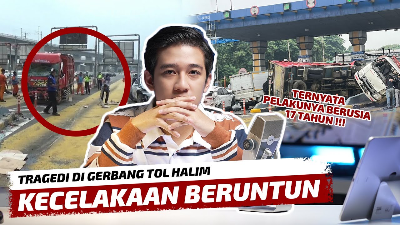 TRAGEDI KECELAKAAN BERUNTUN DI GERBANG TOL HALIM - YouTube