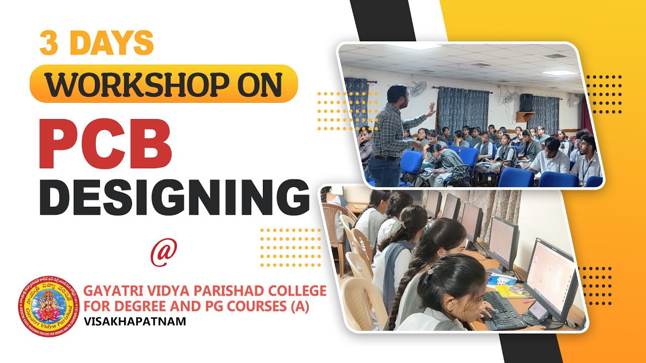 Workshop on PCB Design at GVP College | Presented by Teckybot | - YouTube