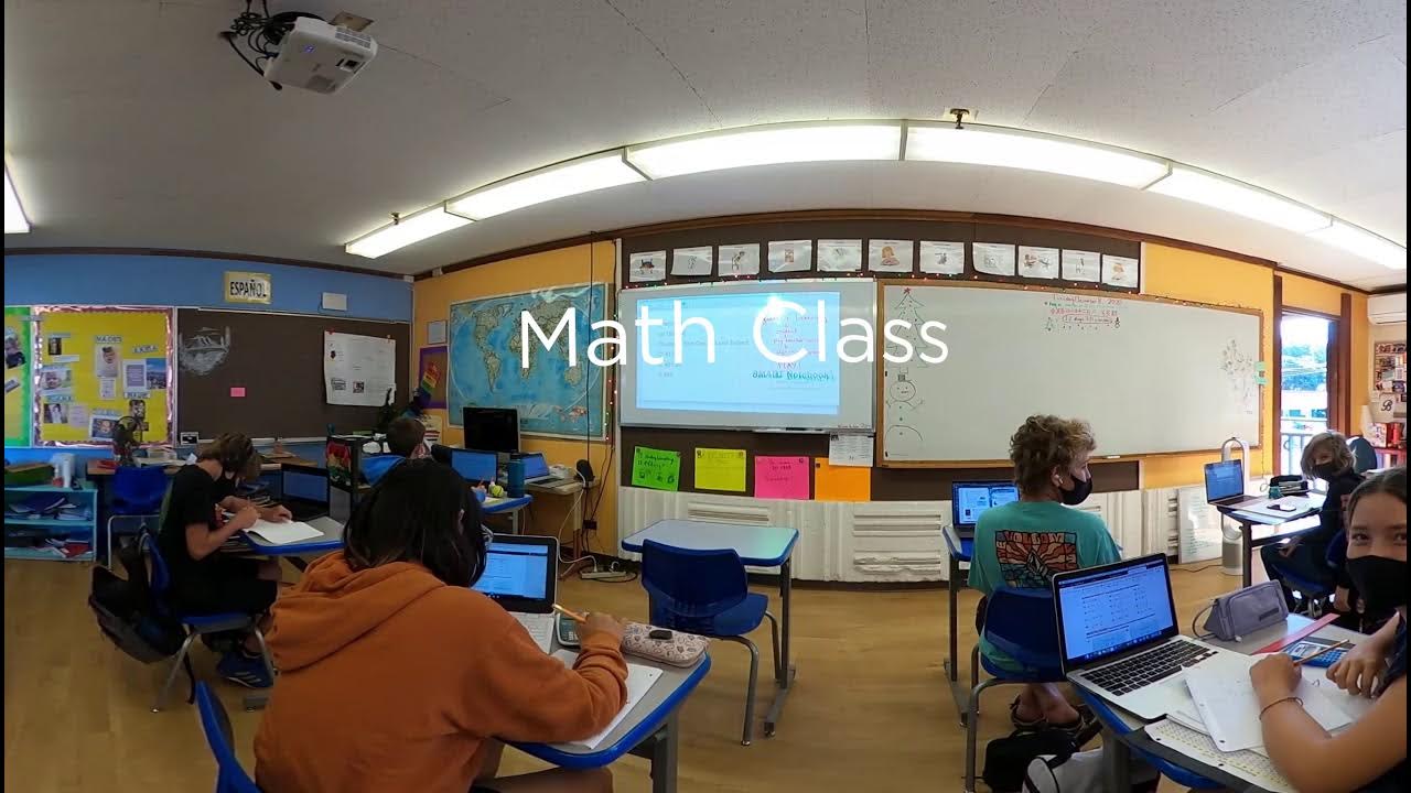 Middle School - Math Class - 360 Video - YouTube