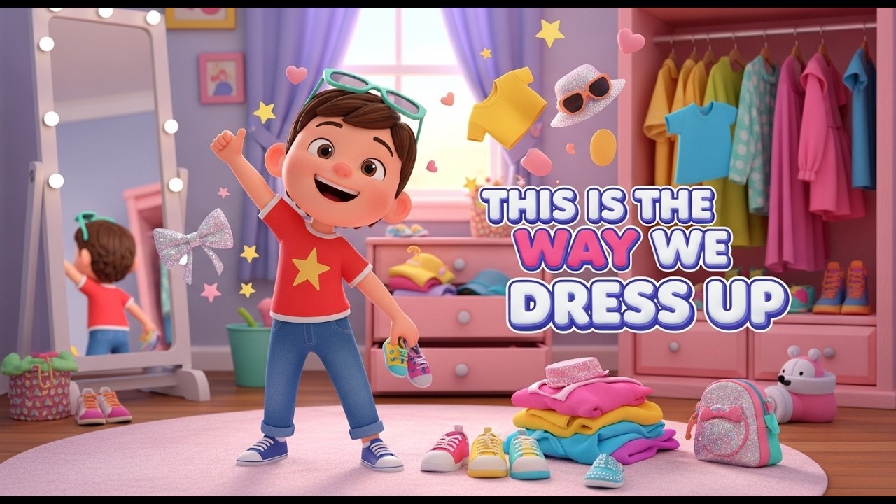 This is the Way We Dress Up | Fun Kids Song for Toddlers | Super Kids ...