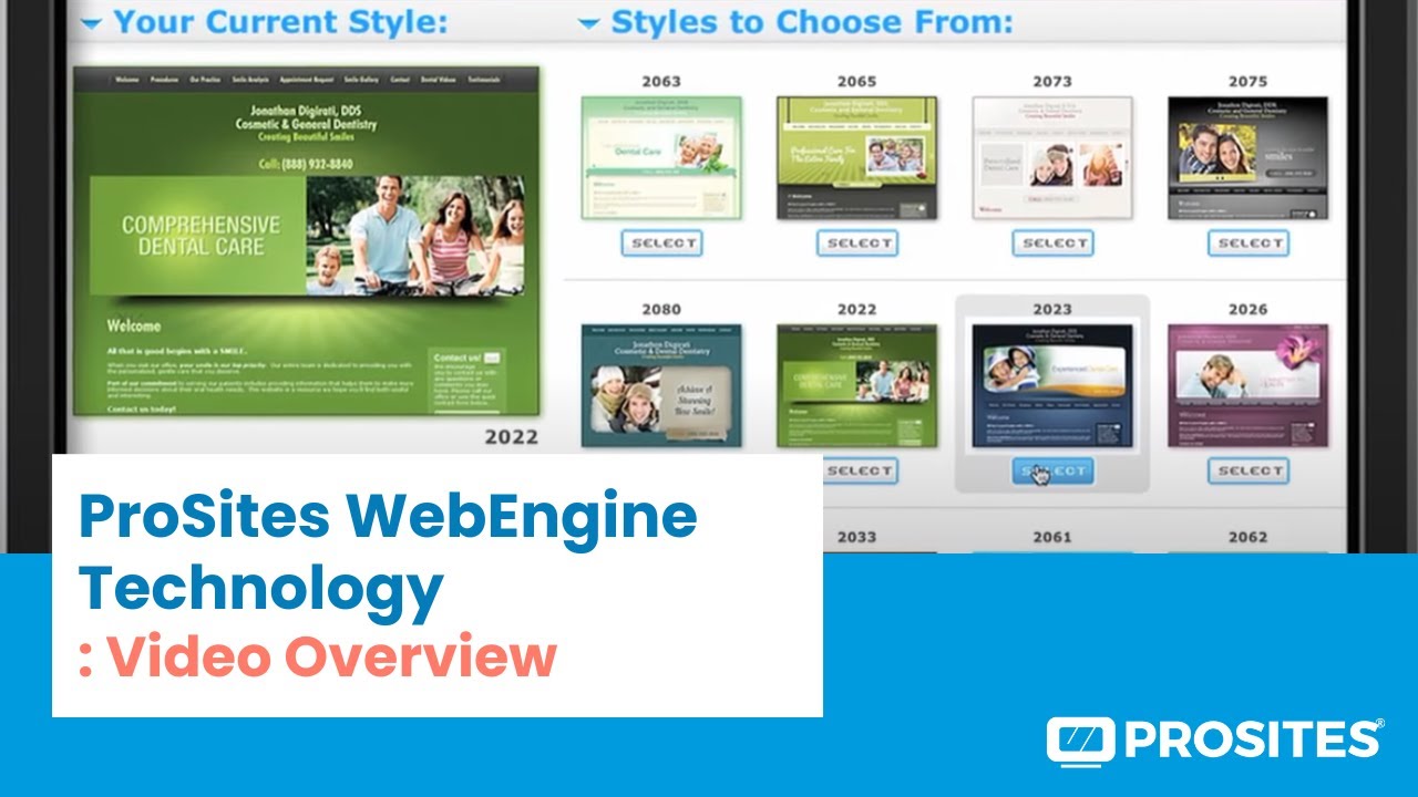 ProSites WebEngine Technology Video Overview - YouTube