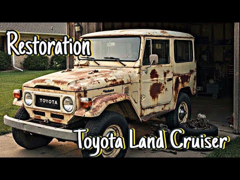 ASMR Car Restoration | Full Restoration of a Toyota Land Cruiser 1980 ...