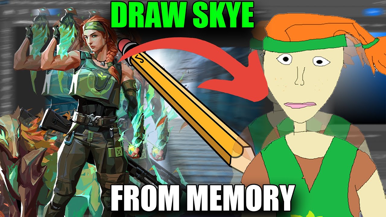 Drawing Valorant from memory was a mistake - YouTube