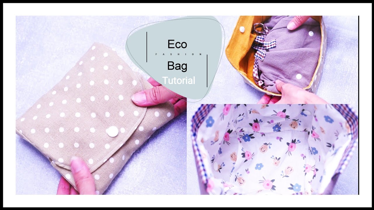 💎DIY Tutorial: How to Make a Foldable Eco-Friendly Bag - YouTube