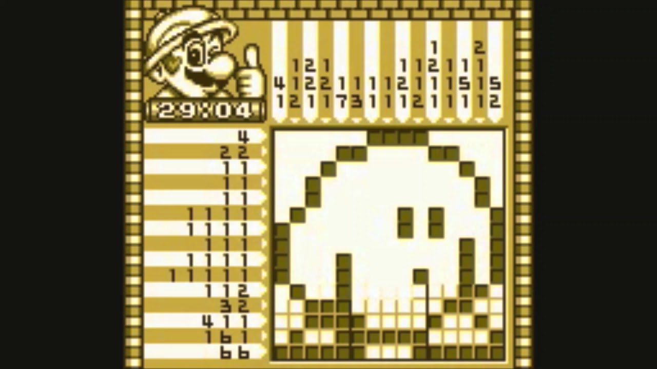 Mario's Picross X (Gameboy) - YouTube