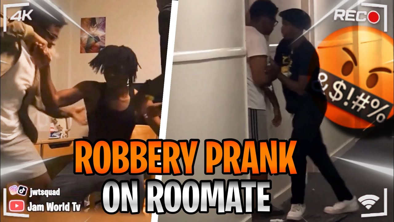 WE GOT ROBBED PRANK ON ROOMATE!!!😳🤬(Gone Wrong) *Must Watch* - YouTube