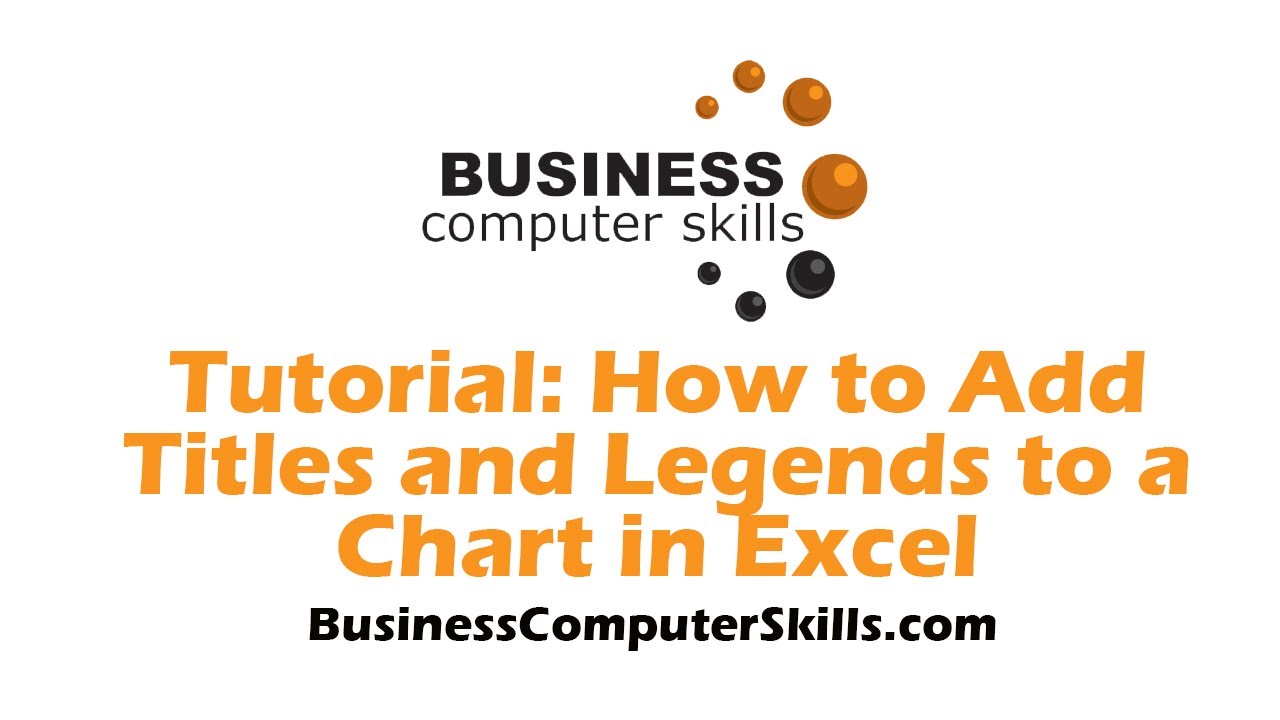 How to Add Titles and Legends in Excel Charts - YouTube