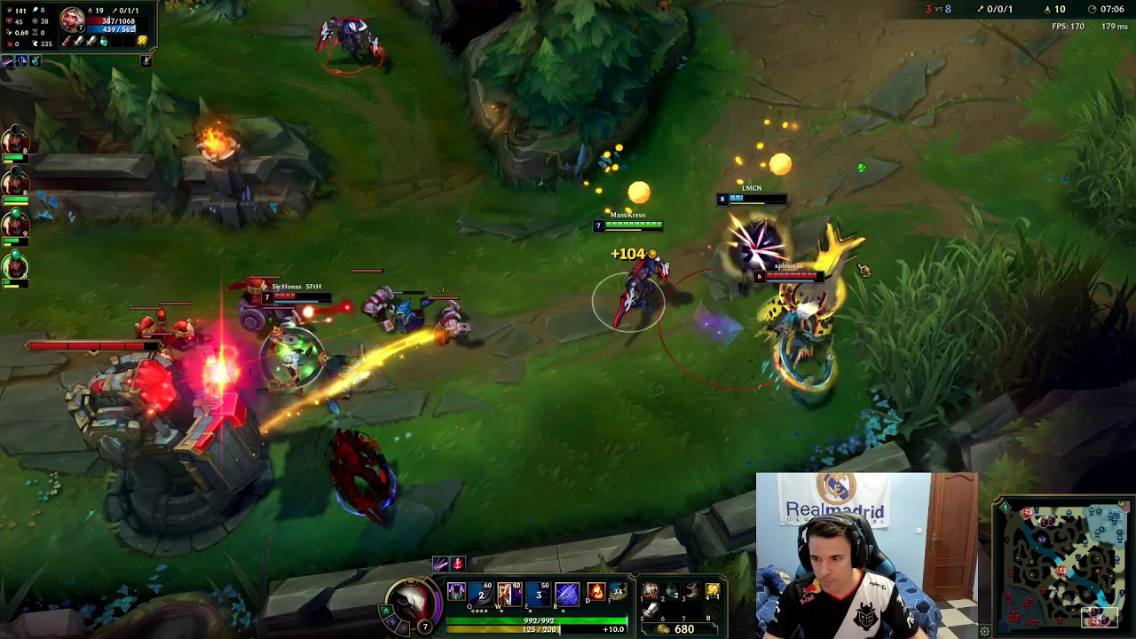 League of Legends - CONTINUAMOS "UNO PARA TODOS" - Gameplay (PC) - YouTube