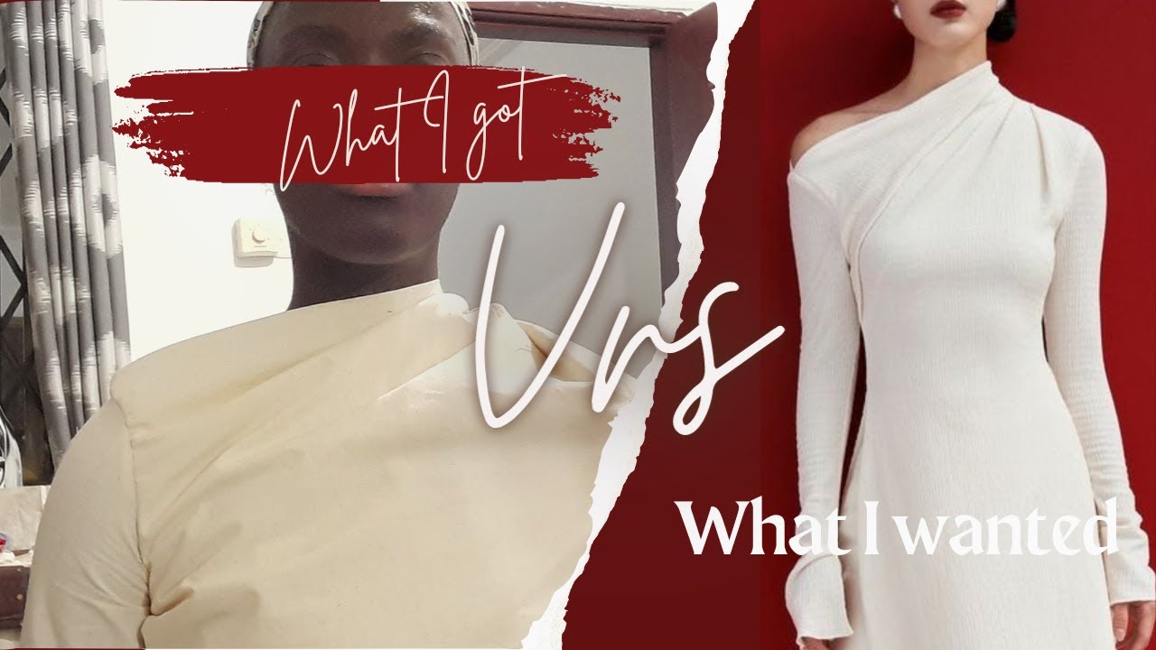 Sewing Vlog || The Process of Making My Graduation Dress Part 1 - YouTube