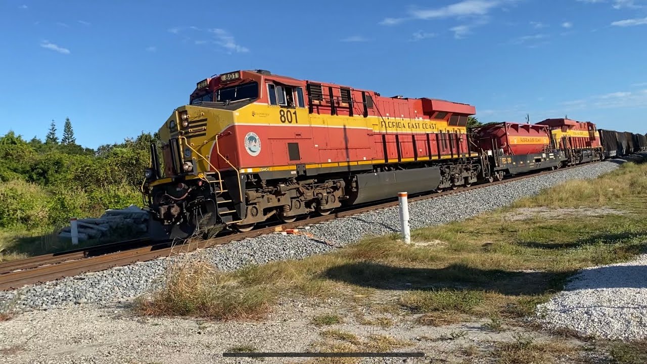 FEC TRAIN 206 @ 4:46pm 10-31-23 - YouTube