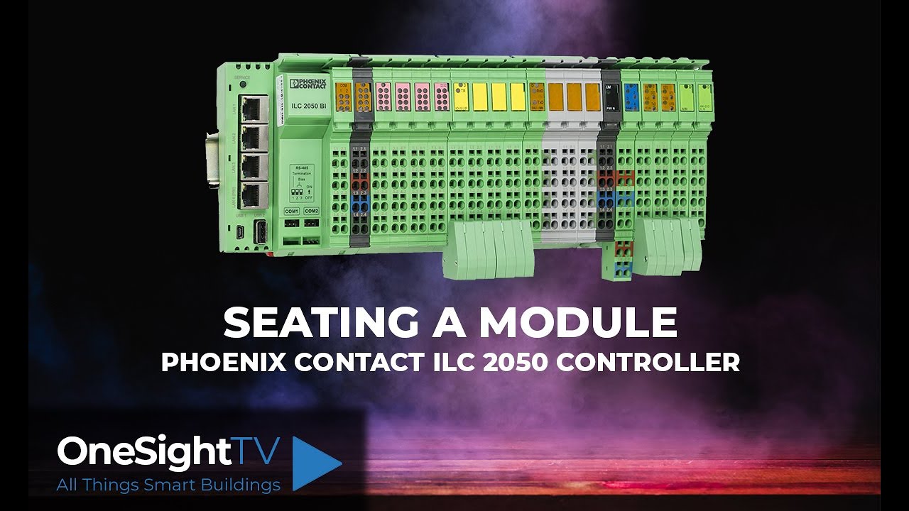 HOW TO: Seating a Module in the ILC 2050 BI Controller - YouTube