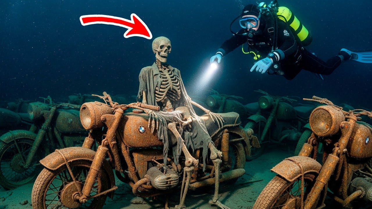 Divers Find WWII U-869 Cargo Ship — Hundreds of Nazi Motorcycles ...