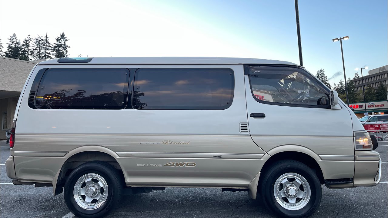 1994 Toyota Hiace Super Custom LIMITED 4WD Full time 3.0L turbo diesel ...