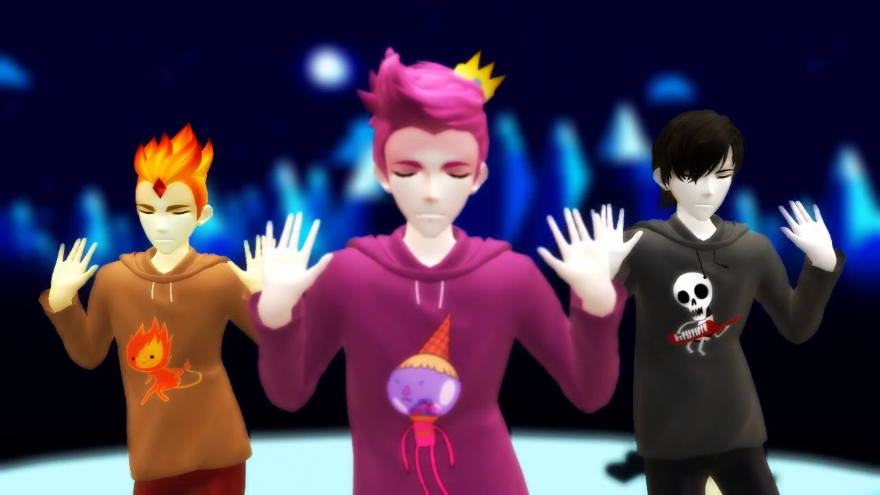 MMD Adventure Time _ BTS (방탄소년단) Not Today - YouTube