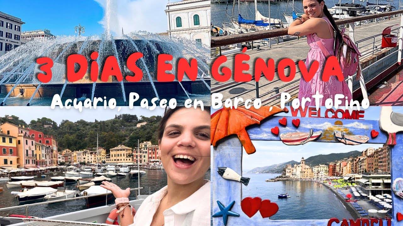 👌🏻¿Qué hacer 3 DÍAS EN GÉNOVA-Italy?📍Guía COMPLETA /Acuario,excursiones ...