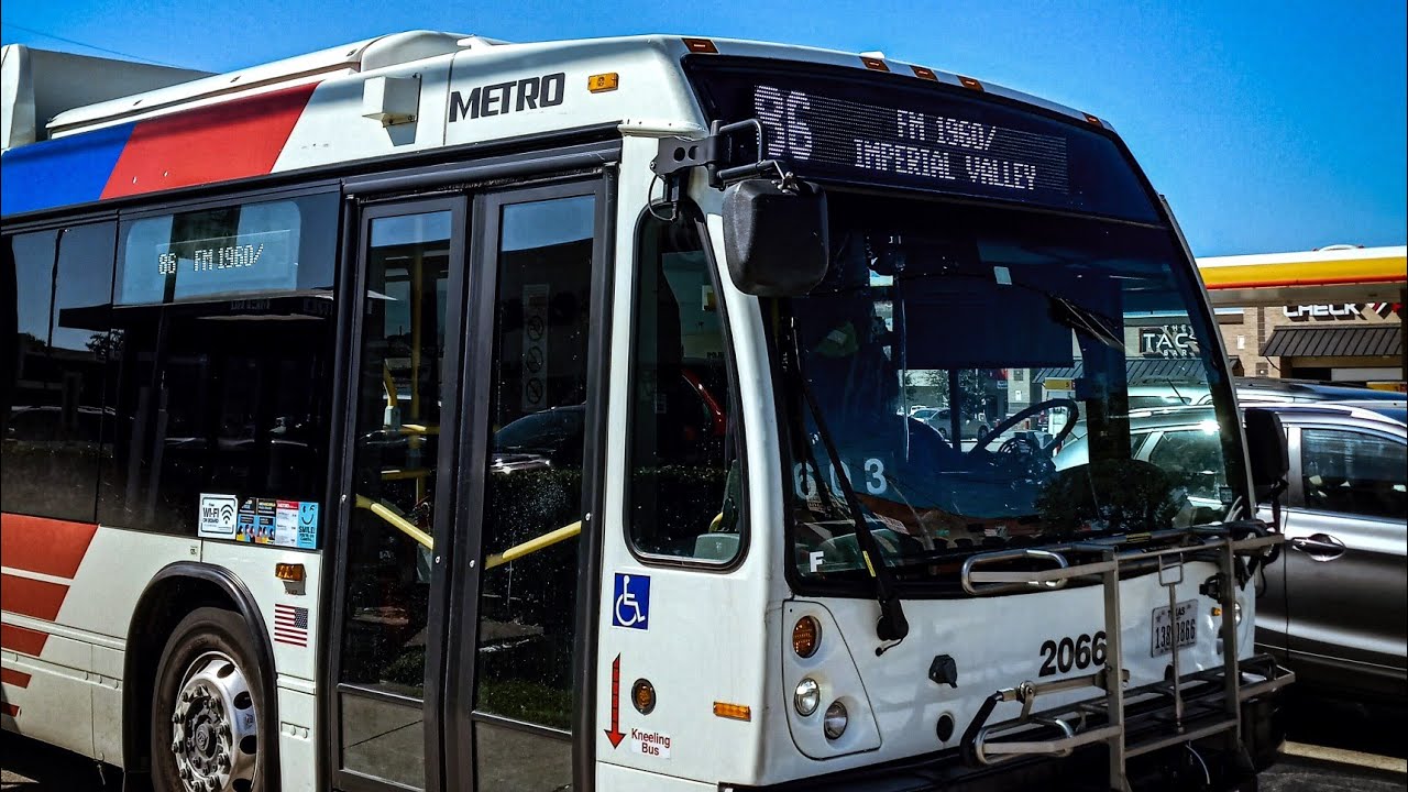 Ride On METROHouston 86 Fm1960/Imperial Valley From Willowbrook To Ella ...