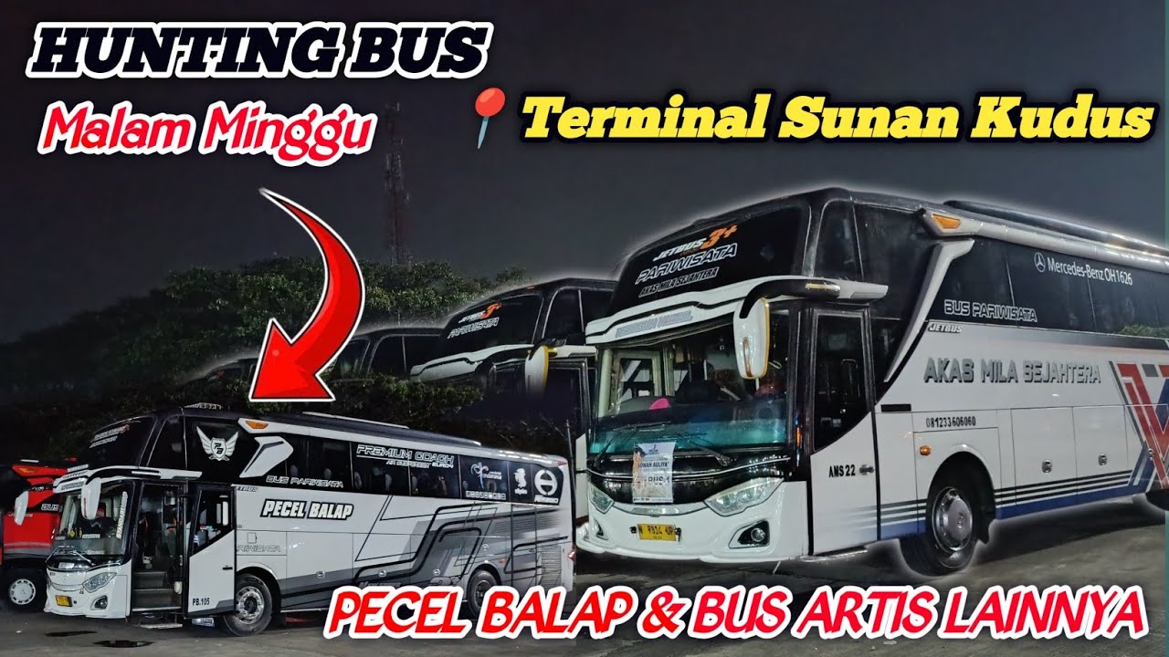 KETEMU PECEL BALAP DAN BUS ARTIS LAINNYA - YouTube